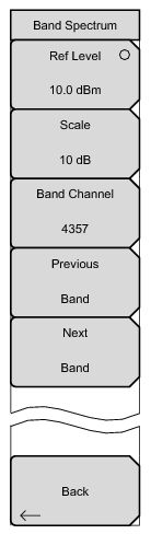 Band Spectrum Menu